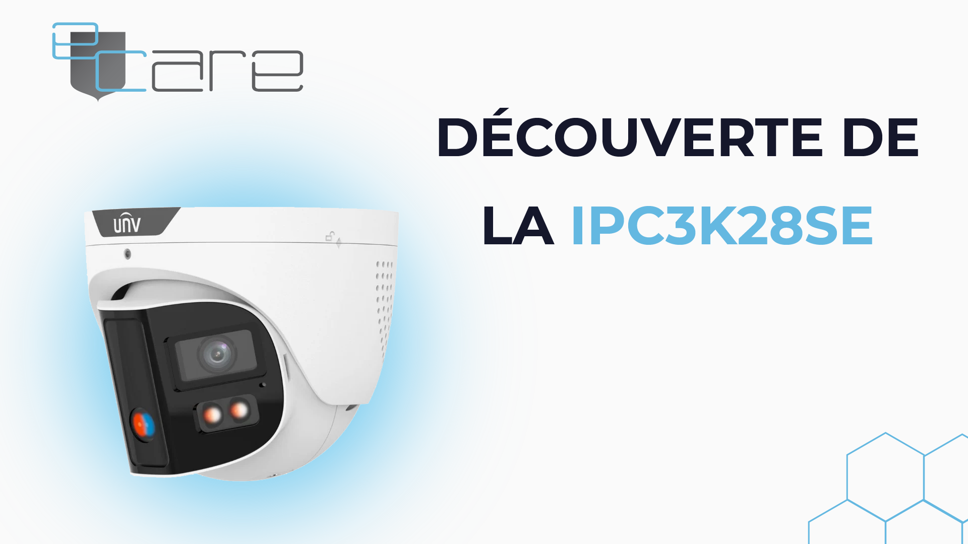Uniview IPC3K28SE : la nouvelle caméra 4K avec IA et vision panoramique 180° - Ecare Security