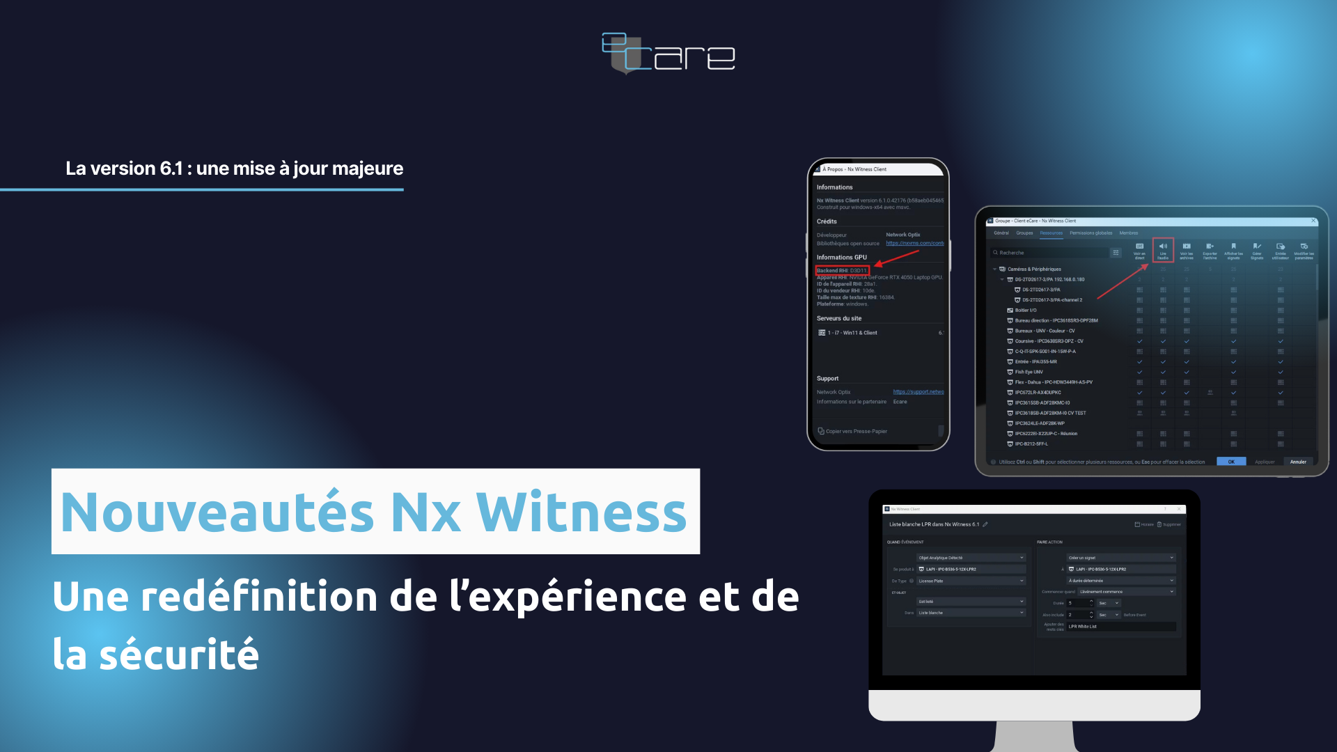 Nx Witness 6.1 : Nouveautés et améliorations des fonctionnalités